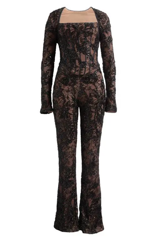 House Of Cb Anastasia Strapless Jumpsuit & Bolero