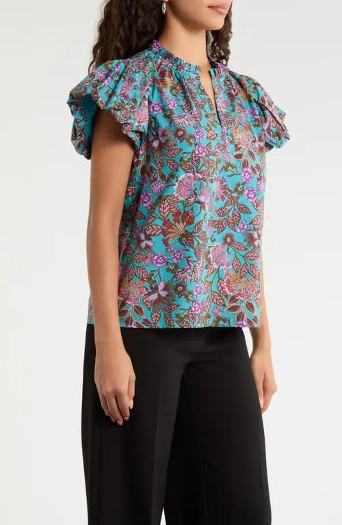 SUGARLIPS Keni Floral Print Top