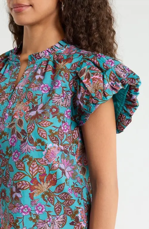 SUGARLIPS Keni Floral Print Top