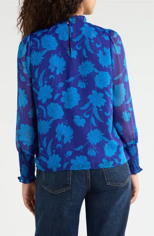 SUGARLIPS Sunnie Floral Smocked Top