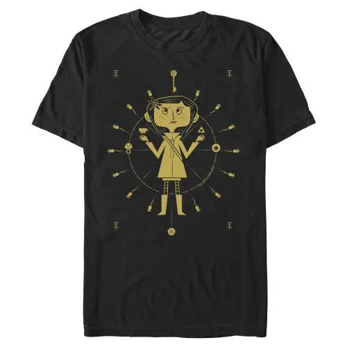 CORALINE Divine Symbols Short Sleeve T-shirt