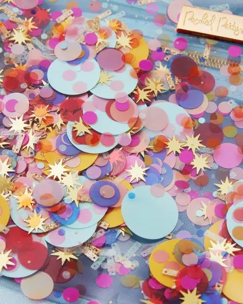 PACKED PARTY Confetti-filled 13.75" Fanny Pack