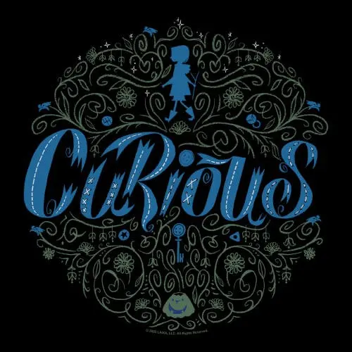 CORALINE Curious Floral Circle Short Sleeve T-shirt