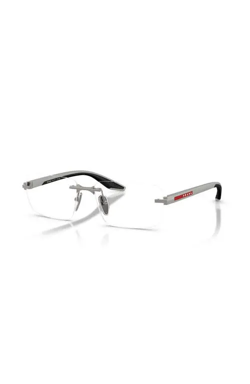Prada 57mm Rectangle Optical Glasses