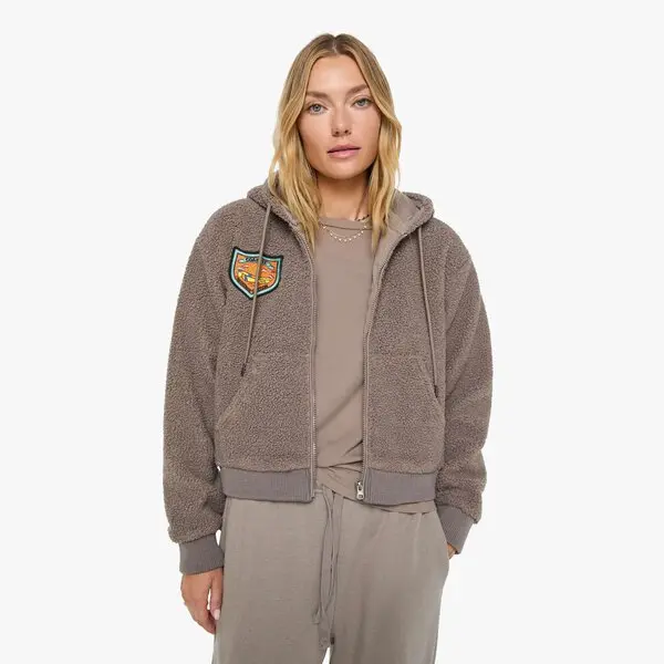 GHOST FOREST SURF CLUB Seaport Cropped Jacket Magic Mushroom