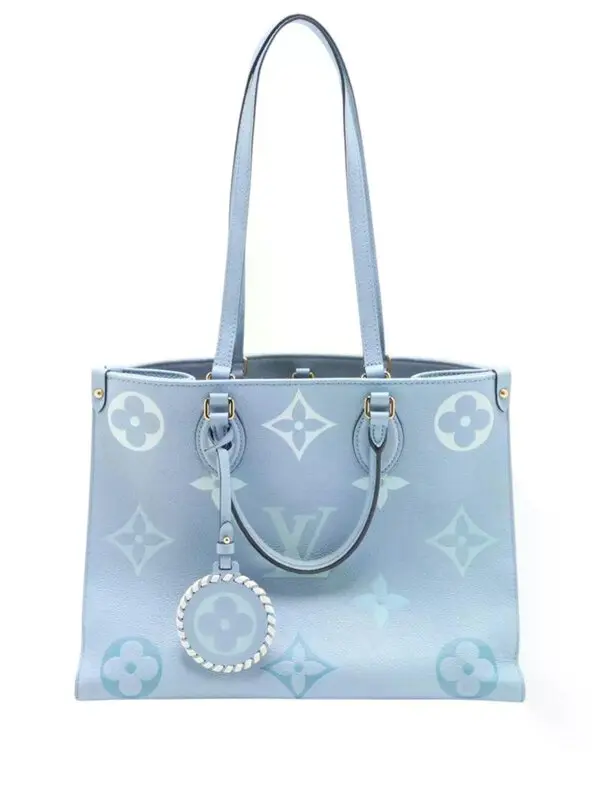 LOUIS VUITTON 2021-2026 Monogram Empreinte Giant The Pool Onthego Mm Satchel - Blue