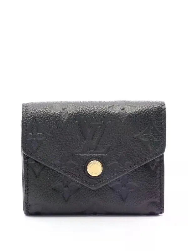 LOUIS VUITTON 2018 Monogram Empreinte Zoe Wallet Small Wallets - Black