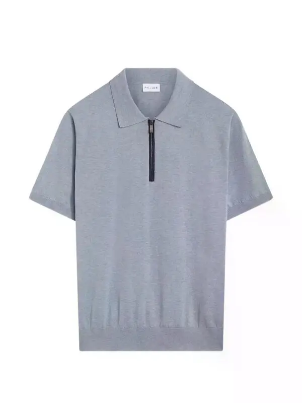 Pal Zileri Zip-fastening Knitted Polo Shirt
