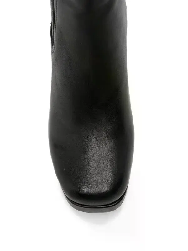 BRUNO PREMI Platform Ankle Boots - Black