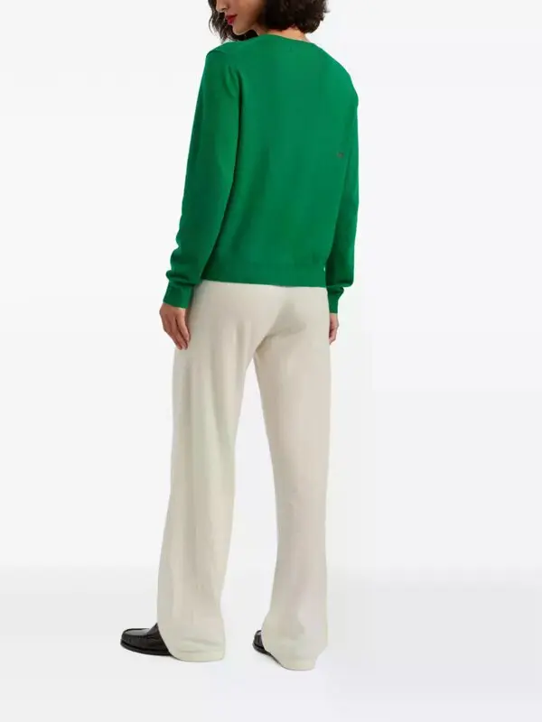 Chinti & Parker Santa Claus Intarsia-knit Sweater
