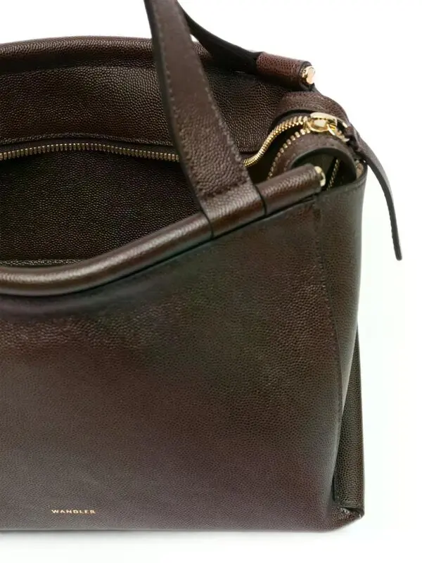 WANDLER Grained Leather Shoulder Bag