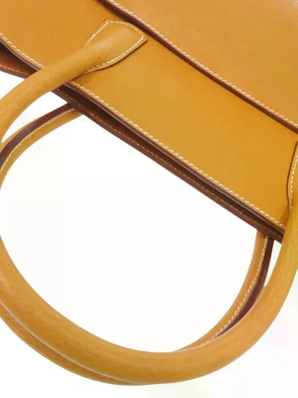 Hermès 2001 Fjord White Bus Gm Tote Bag