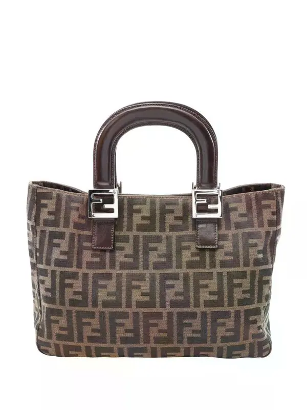 Fendi 2000-2010 Zucca Canvas Handbag