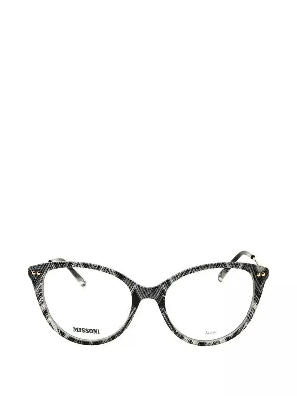 Missoni Zigzag-print Cat-eye Glasses