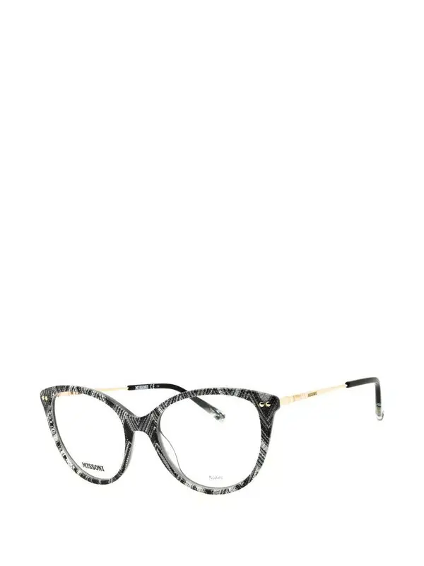 Missoni Zigzag-print Cat-eye Glasses