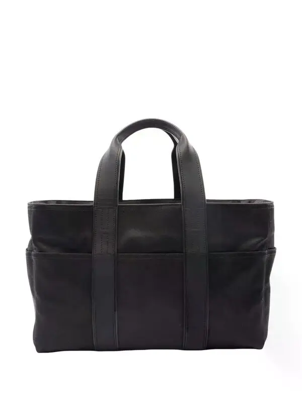 Hermès 1990-2000 Toile Acapulco Mm Tote Bag - Black