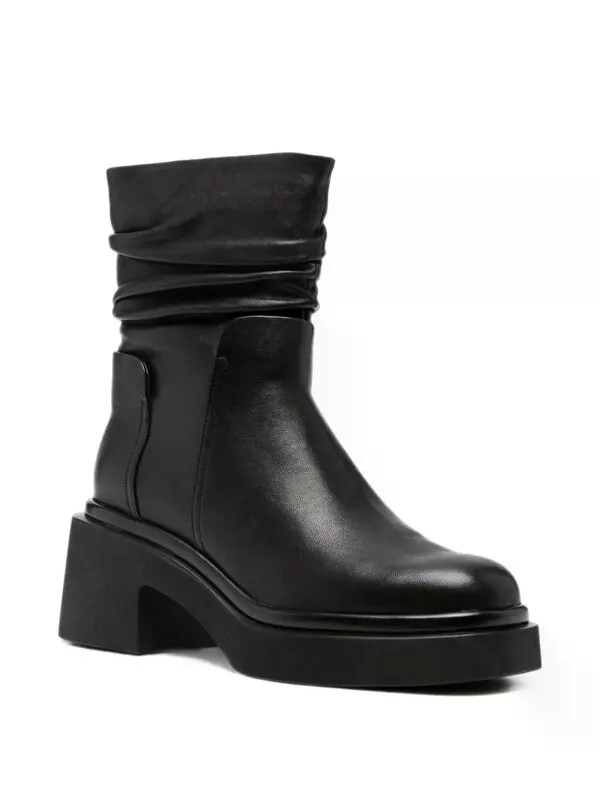 BRUNO PREMI Ruched Platform Boots