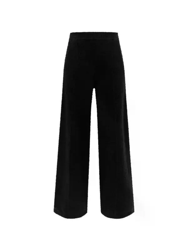 LANEUS Bouclé-knit Palazzo Pants
