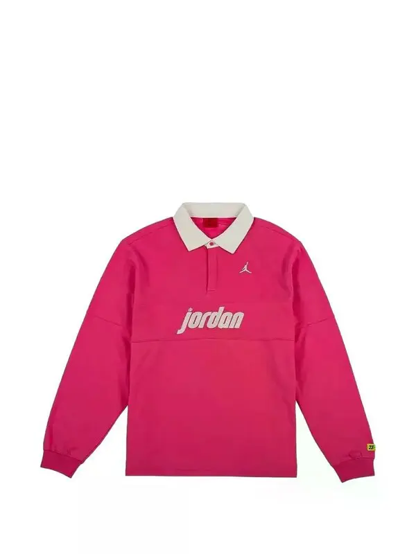 JORDAN Brooklyn Long-sleeve Polo Shirt - Pink