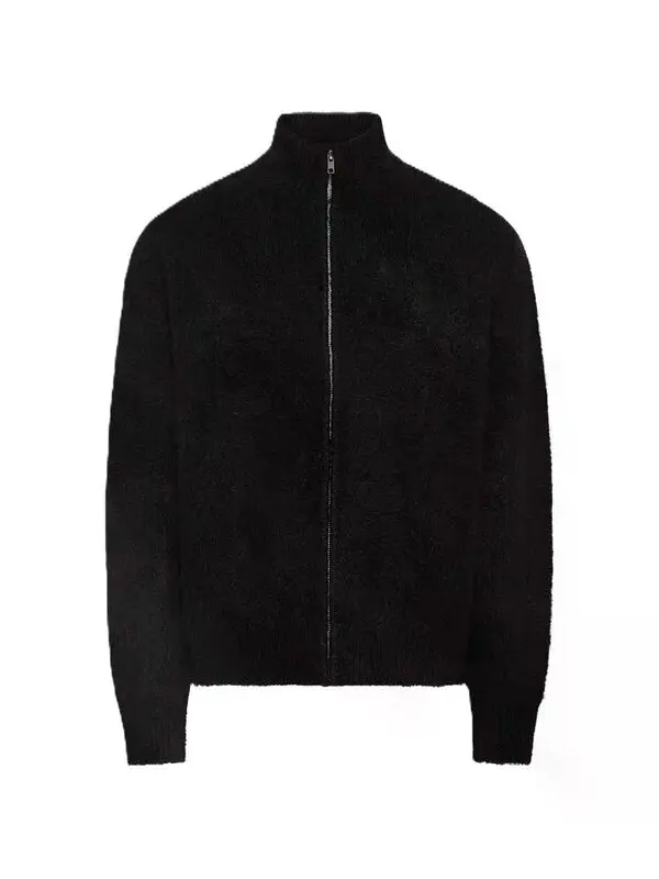 CYCLE Maglie Logo-embroidered Zip-up Cardigan