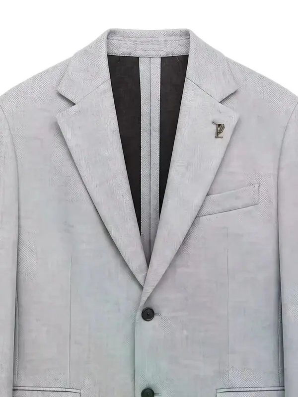 Pal Zileri Single-breasted Blazer - Grey