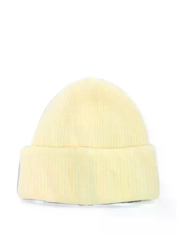 Jacquemus Ribbed-knit Logo-patch Beanie Hat