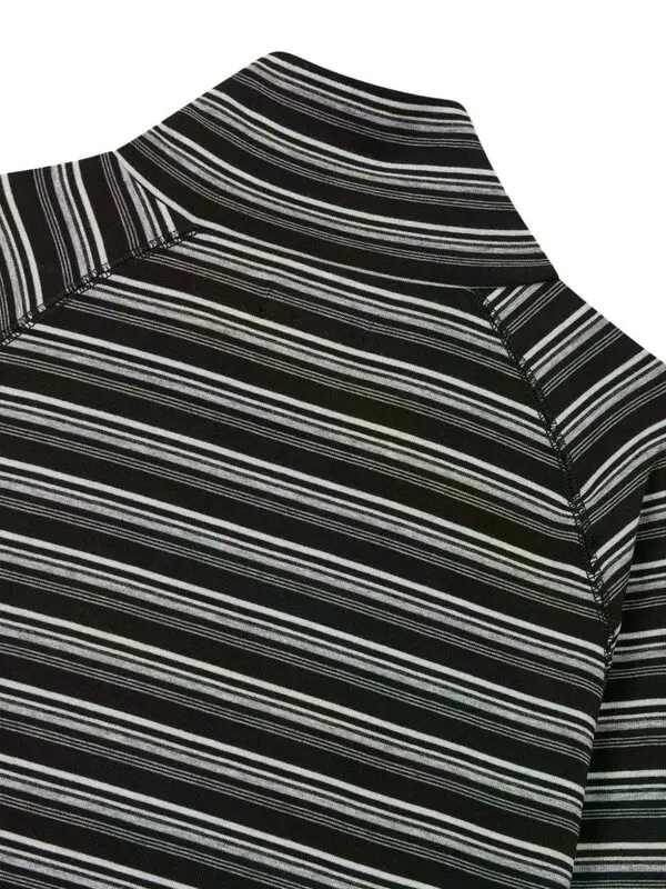 STUDIO TOMBOY Striped High-neck Long-sleeve T-shirt