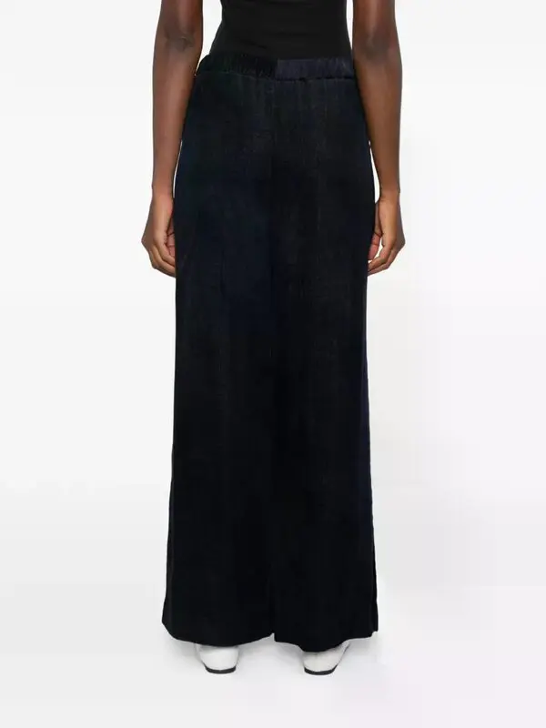 VIA MASINI 80 Corduroy-effect Wide-leg Trousers