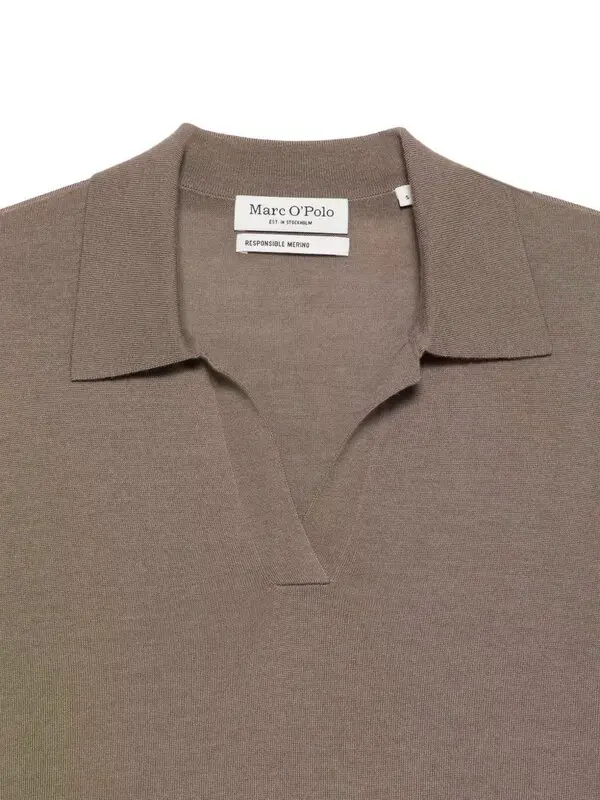 Marc O'polo Spread-collar Elbow-sleeve Top
