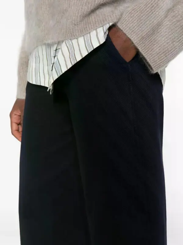 VIA MASINI 80 High-waisted Straight-leg Trousers
