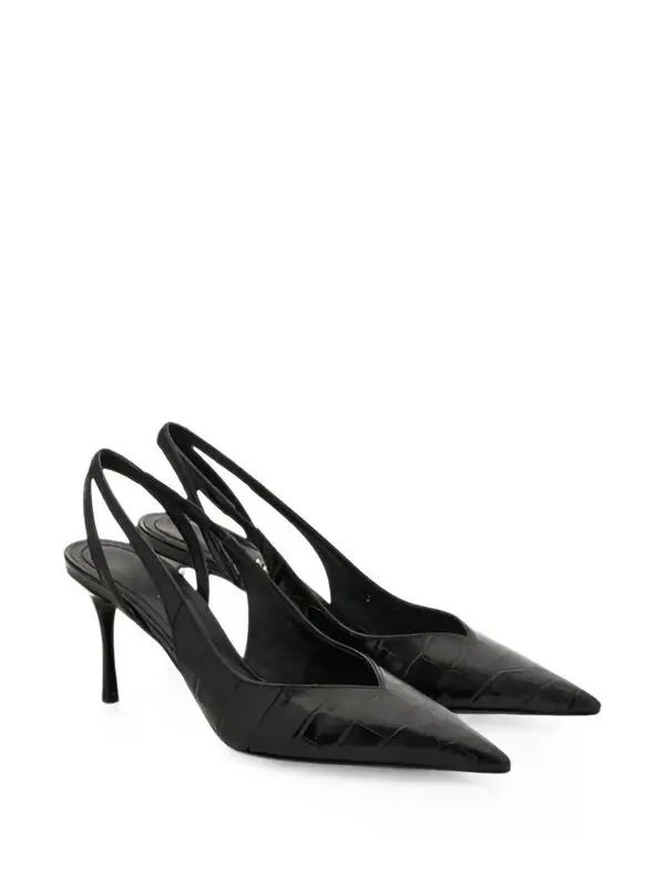 FERRAGAMO Mid Heel Slingback Pumps