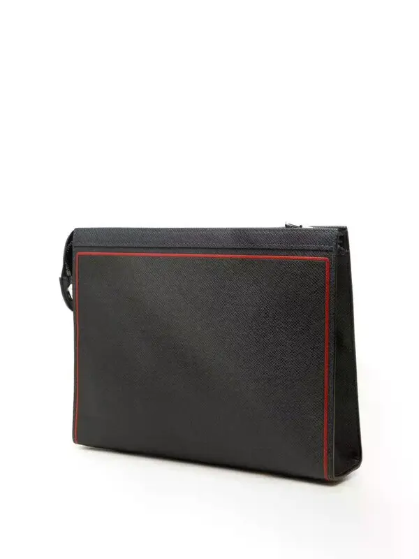 LOUIS VUITTON 2019 Taiga Pochette Voyage Mm Clutch Bag