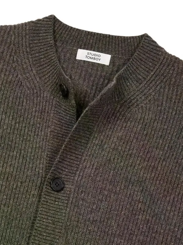 STUDIO TOMBOY Ribbed-knit Cardigan