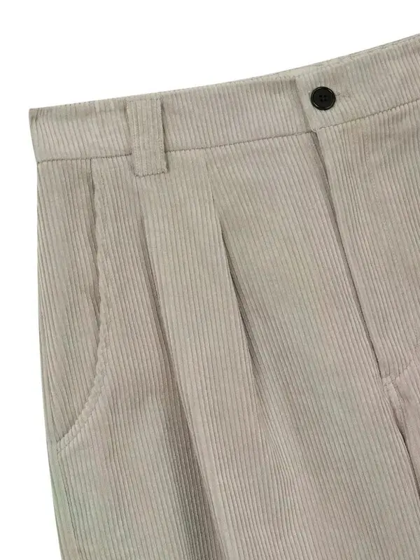 STUDIO TOMBOY Pleated Corduroy Trousers