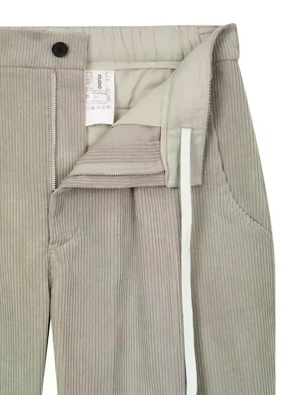 STUDIO TOMBOY Pleated Corduroy Trousers