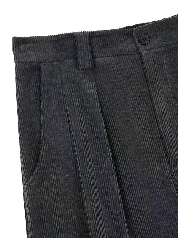 STUDIO TOMBOY Pleated Corduroy Trousers