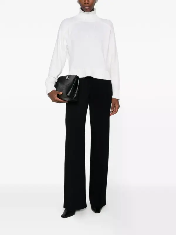 VIA MASINI 80 High-waisted Wide-leg Trousers