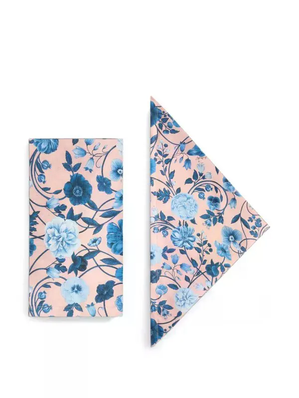 La DoubleJ Botticelli Floral-print Napkins