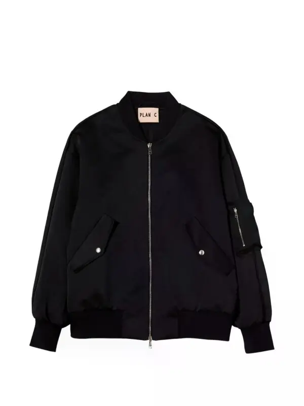 Plan C Zip-up Bomber Jacket