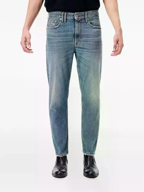 CYCLE Lucky Distressed Faded Jeans