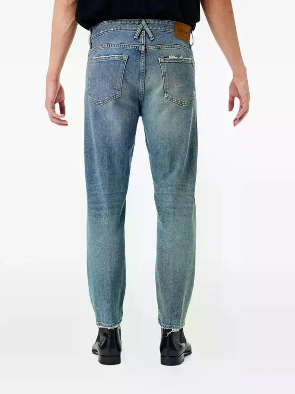 CYCLE Lucky Distressed Faded Jeans
