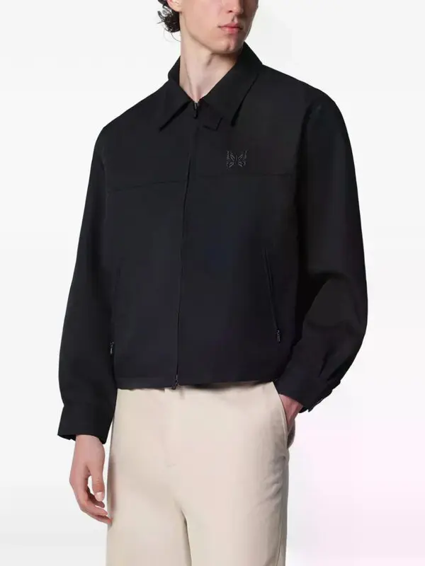 Needles Twill Embroidered-logo Jacket