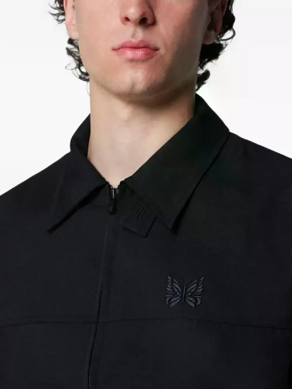 Needles Twill Embroidered-logo Jacket