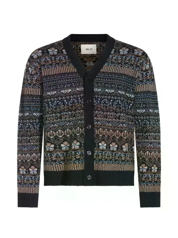 Nn07 Tobias Fair Isle-intarsia Cardigan