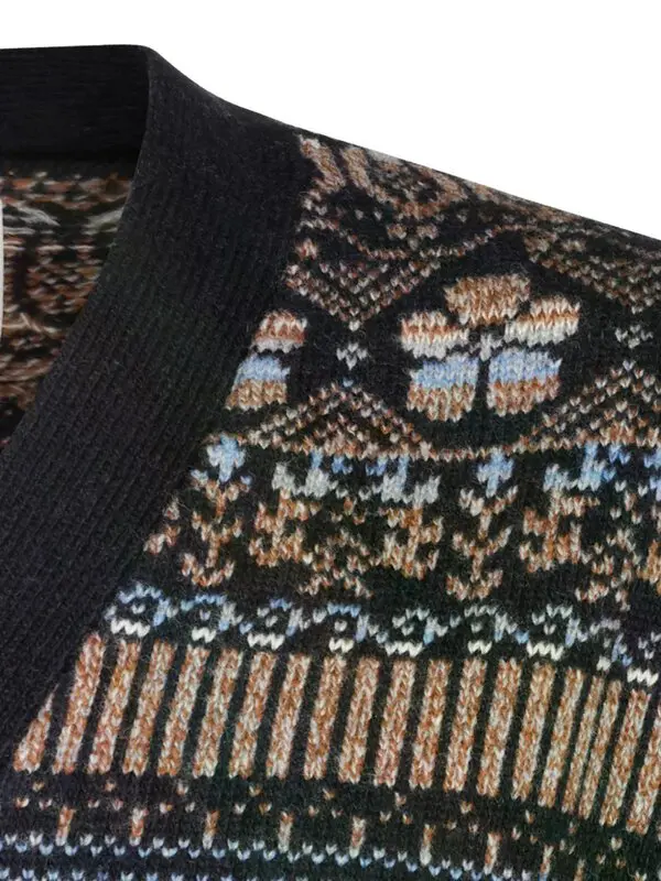 Nn07 Tobias Fair Isle-intarsia Cardigan