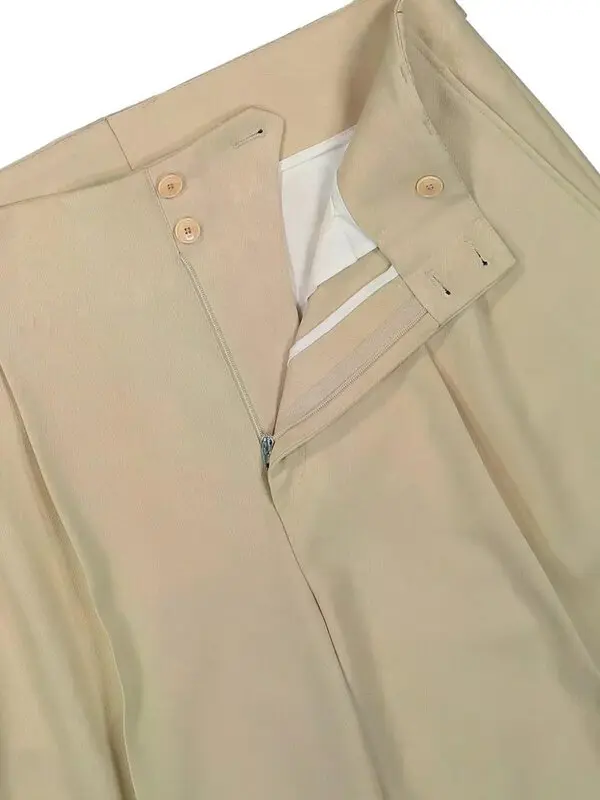 Casablanca Pleated Wool Trousers
