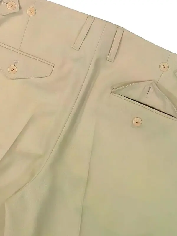 Casablanca Pleated Wool Trousers