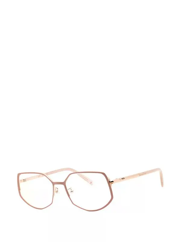 Mcm Geometric-frame Glasses - Pink