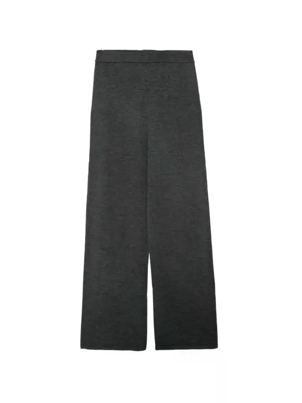 Majestic Filatures Fine-knit Wide-leg Trousers