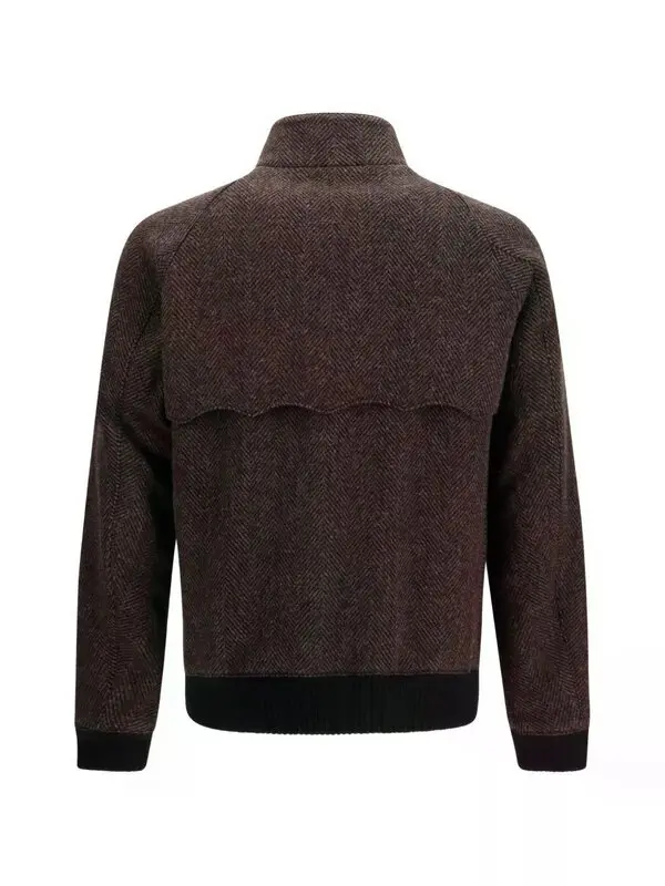 BARACUTA G9 Herringbone Bomber Jacket